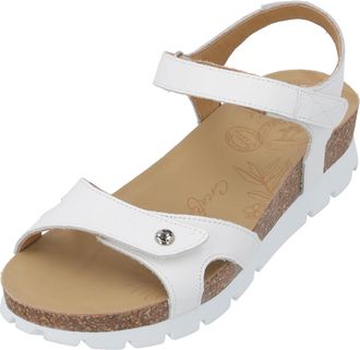 Panama Jack Damen Sulia Basics Flat Sandal, Blanco B1, 42 EU