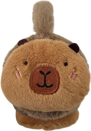 Generico Cache-oreilles Mignons - Protecteur Doreille Capybara De Dessin Anim&eacute; | Accessoire Dhiver En Peluche Douce | Couvre-chef Chaud Pour Femmes, Couvre-ore