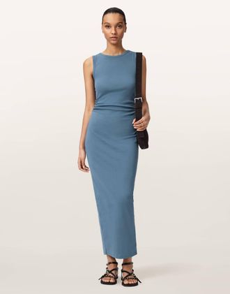 AllSaints Katarina - Robe - Bleu capitaine