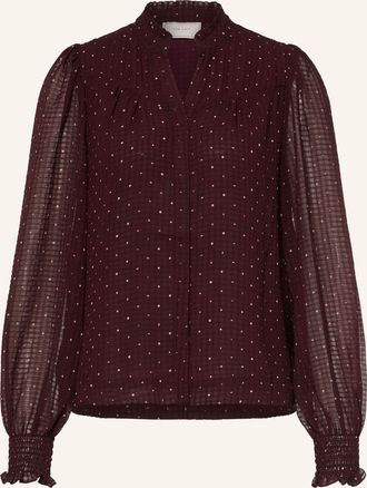 Neo Noir Neo Noir Bluse Astrida Mit R&uuml;schen lila