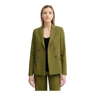 Paul Smith Blazer en laine &agrave; double boutonnage - Femme - Vestes - Vert - Taille: 34 FR