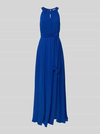 Christian Berg Cocktail Abendkleid mit Schlüsselloch-Ausschnitt