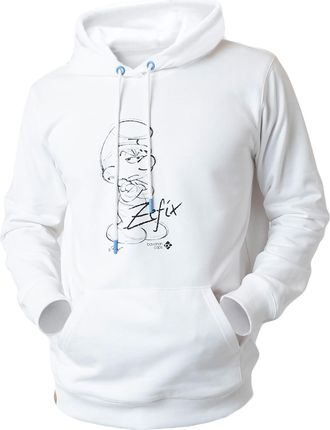 Bavarian Caps Unisex Hoodie, Muffi Zefix - Wei&szlig;, XXL