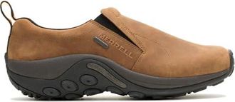 Merrell Mens Jungle MOC Nubuck WP Moccasin, New Brown, 8