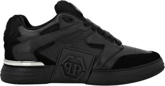 Philipp Plein unisex, Chaussures, Noir, Taille: 36 EU Lo-Top Baskets Phantom $Treet