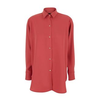 Pla&icirc;n Plain, Femme, Blouses et Chemises, Rouge, Taille: 36 FR Chemise &agrave; manches longues