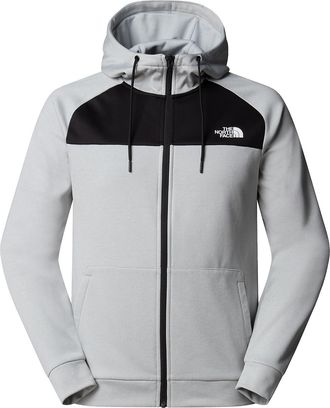 The North Face Herren Reaxion Fleece F/Z Hoodie Jacke, High Rise Grey Light He, XXL