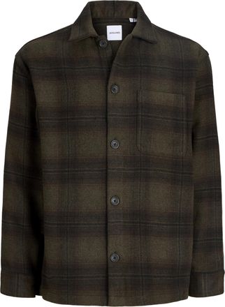 Jack & Jones Jjesoho Ollie Overshirt Ls Sn Pls - Plus Size