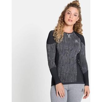Odlo Damen Unterhemd BL TOP Crew neck l/s BLACKCOMB