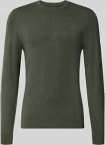 Mc Neal Strickpullover mit geripptem Rundhalsausschnitt