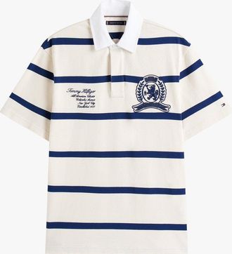 Tommy Hilfiger Polo ample ray&eacute; en coton