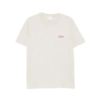 A.P.C. Rundhals-T-Shirt - - Tops - Herren - Beige - XL