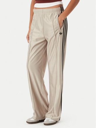 adidas Jogginghose Metallic Firebird KS9974 Beige Wide Leg