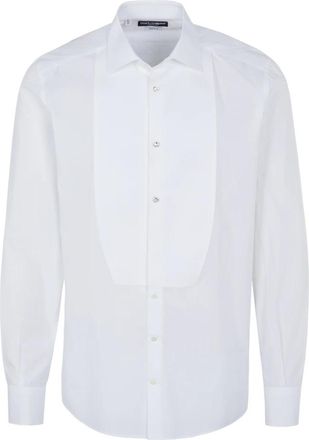 Dolce & Gabbana Klassisches Smokinghemd - - Shirts - Herren - Wei&szlig; - 2XL