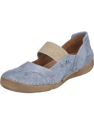 Josef Seibel Damen Riemchenballerinas Fergey 89,Weite G (Normal),Wechselfu&szlig;bett,Slipper,Ballerina-Schuhe,Ballett-Schuhe,Blau (Jeans),38 EU