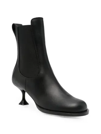Sergio Rossi Elasticated Chelsea Boot - Black