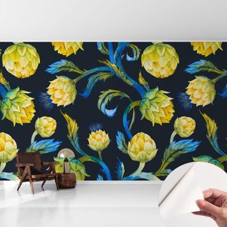 Tulup Carta Da Parati Adesiva - Fotomurale - Facile Da Applicare - Per La Soggiorno - Camera Da Letto - Virtuoso Vegetale 416x254 Cm