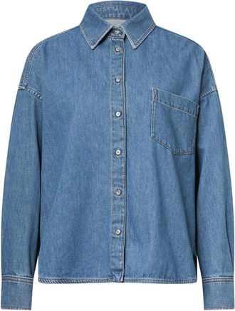 Max Mara Femme, Blouses et Chemises, Bleu, Taille: 42 FR Chemises en jean