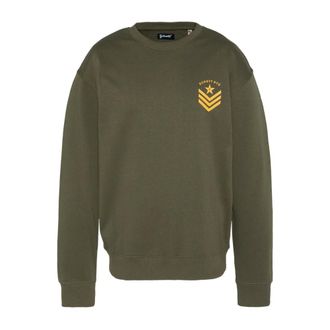 Schott NYC Schott Nyc, Homme, Sweatshirts et sweats &agrave; capuche, Vert, Taille: XL SweaT-shirt avec logo imprim&eacute;
