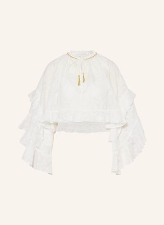 Zimmermann Blusenshirt Daylight Mit Volants weiss