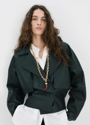 Mango Collier pendentif r&eacute;sine or - Femme - Taille unique - MANGO