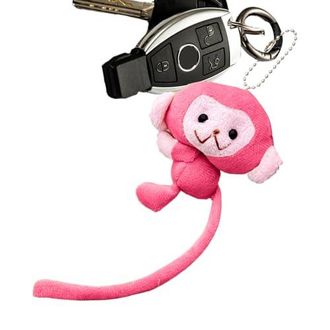 Generic Porte-cl&eacute;s en forme de singe en peluche de dessin anim&eacute; | Breloque cr&eacute;ative pour sac &agrave; dos, porte-cl&eacute;s de voiture de style captivant, accessoire d&eacute;cor