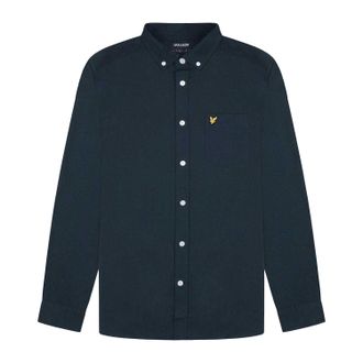 Lyle & Scott Leicht Hemd für Herren Regulär (Marine)