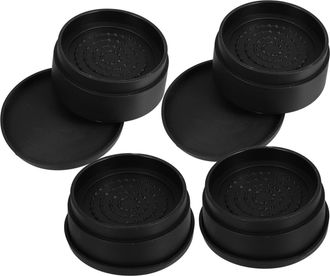 Angoily 4 Stück Teiliges Möbel Erhöhung Quadratisch Stapelbar rutschfest für Stuhl Sofa Bett Stabile Möbelbeine zur Komfortablen Höhenanpassung und Vielseitig