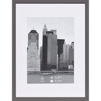 Henzo Metallica 30x40 dgrau Bilderrahmen, Plastik, dunkelgrau, 40.799999999999997 x 30.8 x 2.2000000000000002 cm
