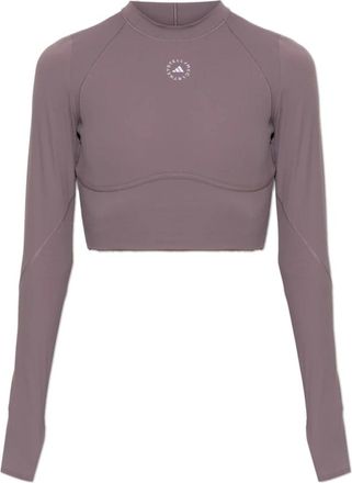 adidas by Stella McCartney Femme, Sport, Violet, Taille: 40 FR Long Sleeve Training Top