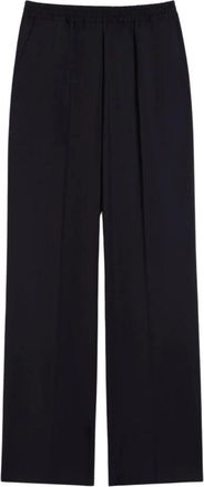 Max Mara Femme, Pantalons, Bleu, Taille: 40 FR Pantalon Droit
