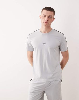 HUGO BOSS Unique - T-shirt confort densemble - Gris