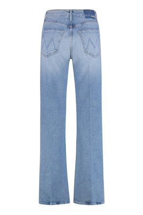 Mother Womens Jeans Lasso Straight-Leg Denim Multicolour Cotton
