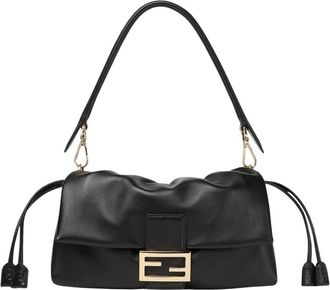 Fendi Baguette Soft Medium - - Bags - Damen - Schwarzk - ONE SIZE