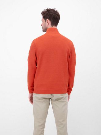 Lerros Sweatshirt Troyer in hochwertiger Sweatqualit&auml;t Hochwertige Qualit&auml;t f&uuml;r den Alltag, Regular Fit, Einfarbig