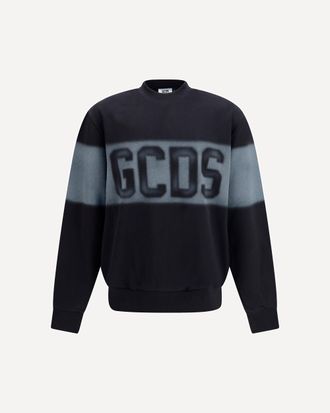 GCDS Logo Spray crewneck Sweatshirt Male XL
