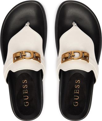 Guess Zehentrenner Guess FLJFRR LEA03 Wei&szlig;