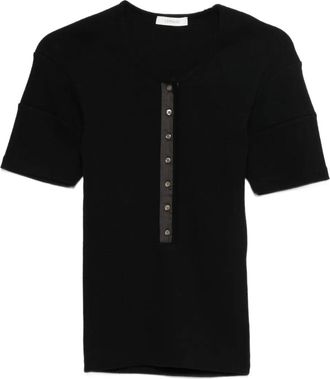 Christophe Lemaire short-sleeve T-shirt - Schwarz