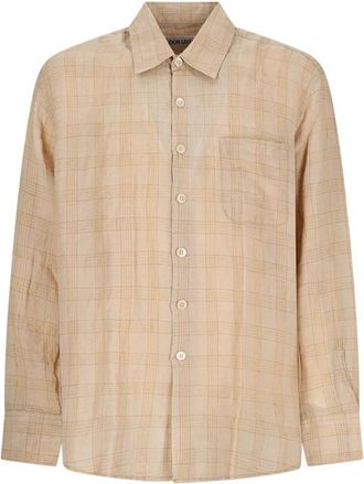 Our Legacy Homme, Chemises, Brun, Taille: XL Above Shirt Gauze Linen