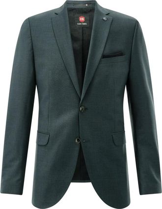 CG - Club of Gents Festliches Anzugsakko aus einem Schurwoll-Stretch-Mix, Slim Fit in