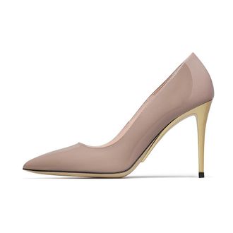 Loriblu Sculptural Heel Pump - - Shoes - Damen - Beige - 41 EU