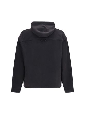 Rier Unisex Hooded Sweater Charbon Fleece Wool Ovis Aries