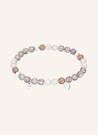 Tamara Comolli Tamara Comolli Armband Bracelet India Cashmere Drop Medium Aus 18 Karat Wei&szlig;gold Und Mondsteinen silber