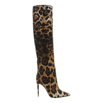 Dolce & Gabbana Femme, Chaussures, Multicolore, Taille: 38 EU Bottes Jacquard L&eacute;o