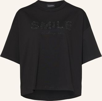 ER Elias Rumelis Elias Rumelis T-Shirt Lorely Mit Schmuckperlen schwarz