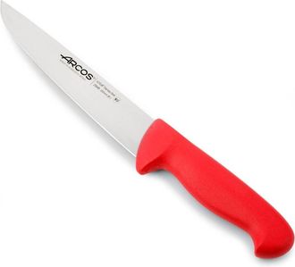 Arcos Fleischermesser mit Nitrum Edelstahlklinge 20 cm - Professionelles Küchenmesser zum Schneiden von Fleisch, Fisch und Gemüse - Ergonomischer Griff aus 