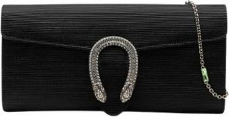 Gucci Pre-owned Satin Shoulder Bag - - Pre-owned - Damen - Schwarzk - ONE SIZE