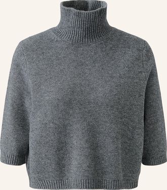 Oui Strickshirt grau