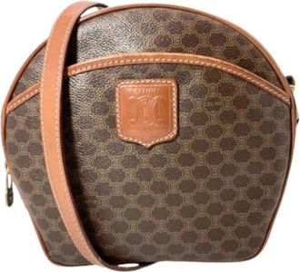 Celine Pre-owned Pochette Sac Bandouli&egrave;re Vintage - Femme - Pre-owned - Brun - Taille: ONE Size
