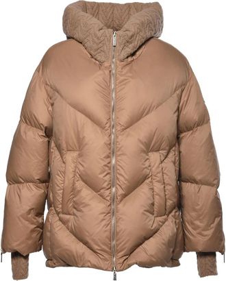Baldinini Daunenjacke aus Wolle und Nylon - - Jackets - Damen - Braun - M